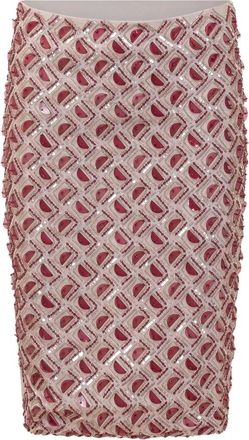 Des_Phemmes DES Phemmes, Femme, Jupes, Rose, Taille: 40 FR Classic Longuette