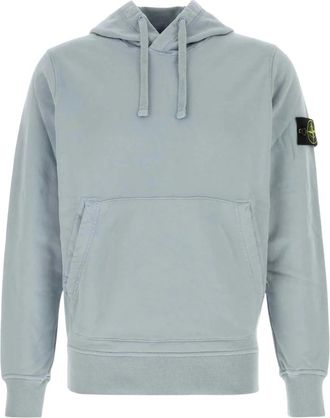 Stone Island Felpa Hoodie - - Sweatshirts & Hoodies - Herren - Blau - M