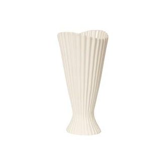 Ferm Living Vase Fountain - Blanc - Grès - Designer Trine Andersen