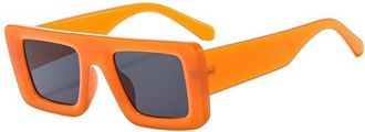 Generic Lunettes De Soleil Carr&eacute;es Tendance For Hommes Et Femmes, Conduite For Vacances En Plein Air(Orange)
