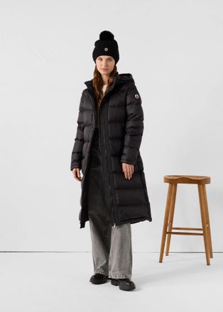 Jott Doudoune longue &agrave; capuche Grand Froid Noir Karachi - Taille XS
