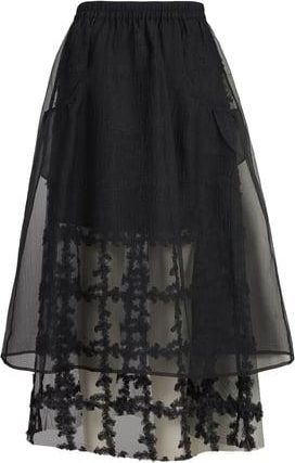 Baum Und Pferdgarten Jupe longue ample &agrave; doublure dentelle