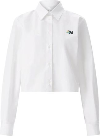 Msgm Msgm, Femme, Blouses et Chemises, Blanc, Taille: 30 FR Blouse en coton