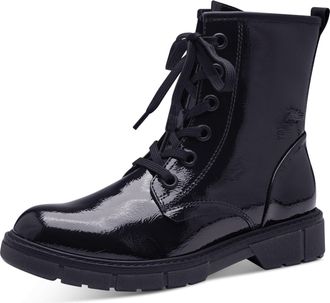 Marco Tozzi Damen Stiefeletten zum Schnüren Flach mit Reißverschluss, Lila (Purple Patent), 39 EU