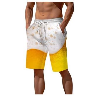 Generic Short de bain homme imprim&eacute; 3D Oktoberfest Short de bain d&eacute;t&eacute; Short de plage Maillot de bain 3XL, lilas, 3XL