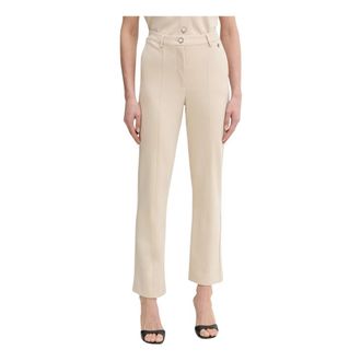 Guess Neue Zoe Straight Leg Hose - - Trousers - Damen - Beige - S