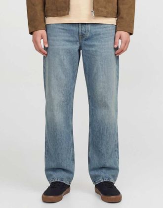 Jack & Jones Jean ample - Bleu jean