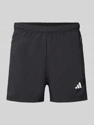 adidas Regular Fit Sport-Shorts mit Logo-Print