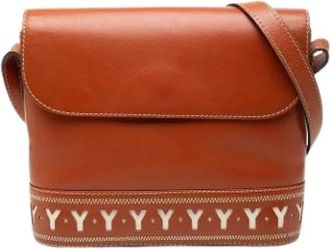 Saint Laurent Sac bandouli&egrave;re en cuir pr&eacute;-poss&eacute;d&eacute; - Femme - Pre-owned - Brun - Taille: ONE Size