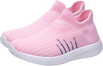 Hemobllo Chaussures Sport Femme Légères Mesh Respirant Sneakers Running Confortables Antidérapantes Chaussures de Marche Souples pour Femmes