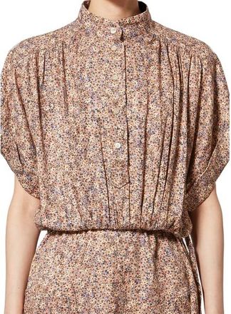 Isabel Marant Robe longue Ansley en jacquard fleuri