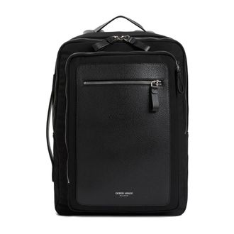 Giorgio Armani Sac &agrave; dos en polyester - Homme - Sacs - Noir - Taille: ONE Size
