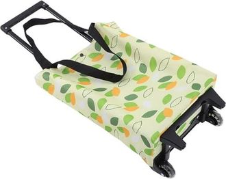 Holibanna FIXOSHEE Paquet &agrave; Roulettes Pliable Grand Paquet &agrave; Provisions R&eacute;utilisable avec Roues en Caoutchouc, Capacit&eacute; Spacieuse, Chariot de Courses Pratique p