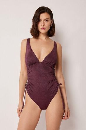 Calzedonia Golden Glow Badeanzug Bordeaux