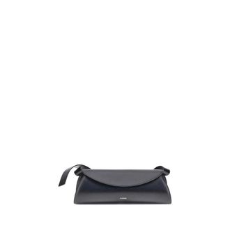 Jil Sander Geometrische Cannolo Schultertasche - - Bags - Damen - Schwarzk - ONE SIZE
