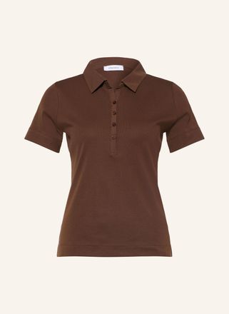 Darling Harbour Darling Harbour Jersey-Poloshirt braun