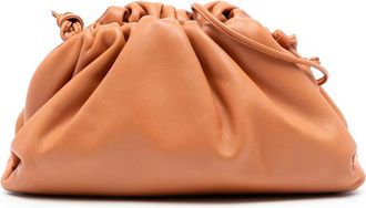 Bottega Veneta Hobo Bags - Lambskin The Mini Pouch Crossbody - Gr. unisize - in Braun - f&uuml;r Damen