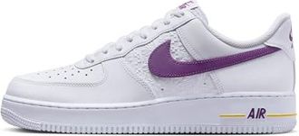 Nike Nike - Air Force 1 07 Lakers Blanc Violet Homme, Blanc, 44 EU