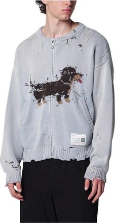 Miharayasuhiro Mihara Yasuhiro, Homme, Pulls, Bleu, Taille: M Cardigans