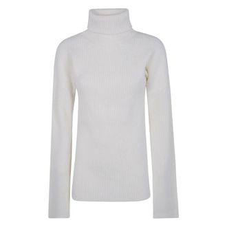 Toteme Slit Sleeves Knit - - Knitwear - Damen - Wei&szlig; - S