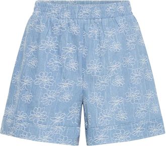 Ichi Ichi, Femme, Shorts, Bleu, Taille: 42 FR Denim Shorts