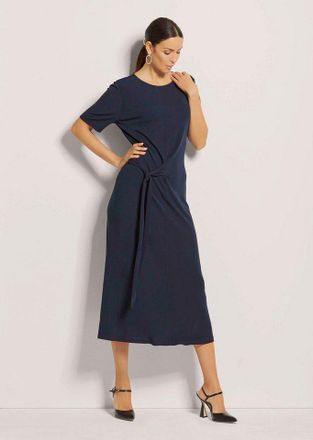 Madeleine Maxikleid Halbarm-Kleid mit Taillenband