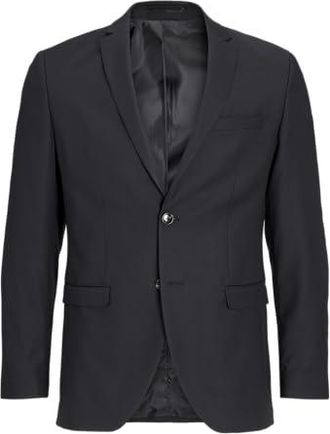 Jack & Jones Jack & Jones Premium Jprsolaris Blazer Noos, Veston Homme, Noir (Black Black), 58 (Taille Fabricant: 56)