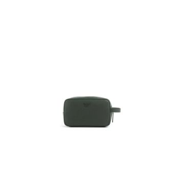 Emporio Armani ASV Regenerated Saffiano Washbag - - Bags - Herren - Gr&uuml;n - ONE SIZE