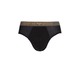 Emporio Armani Lot de 2 slips en coton m&eacute;lang&eacute;
