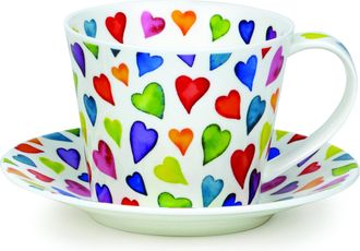 Dunoon Islay Warm Hearts Dunoon Tasse Untertasse