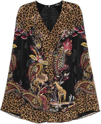 Etro Kurzes Kleid - Bunt