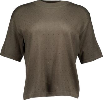 Nenette Femme, Pulls, Vert, Taille: 40 FR Pull col rond 42Bb