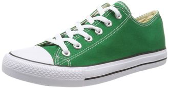 Elara Unisex Sneaker Textil Turnschuh Low top Chunkyrayan 089-A-CA01-Green-37
