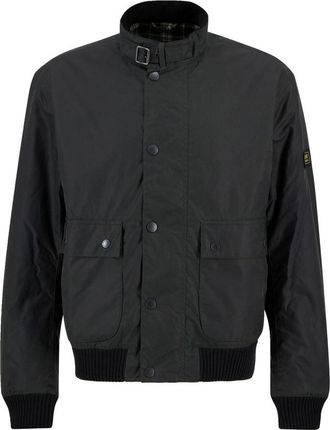 Barbour Wachsblouson Traction im Biker-Look in
