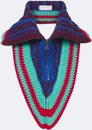Dries Van Noten Kragen aus Wolle