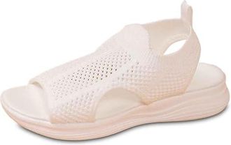 Generic Sandales Femme &eacute;t&eacute; Confortable Orthop&eacute;dique Bout Ouvert Chaussures Respirantes Antid&eacute;rapant D&eacute;Contract&eacute;Es Sandales de Plage Leger Boho Platform Sandal