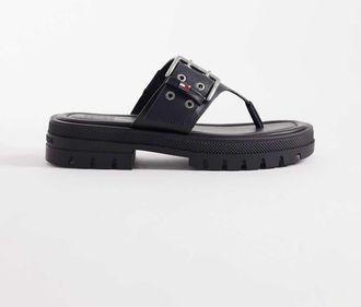 Tommy Jeans Sandales chunky &agrave; boucle - Noir