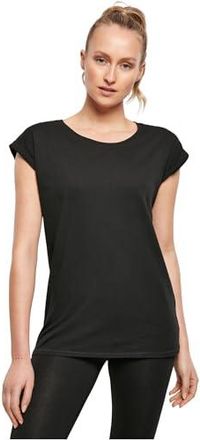 Build Your Brand Ladies Viscose Tee T-Shirt Femme, Noir, XL