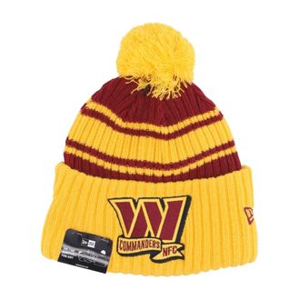 New Era Homme, Accessoires, Multicolore, Taille: ONE Size Bonnet à Pompon Washington Commanders