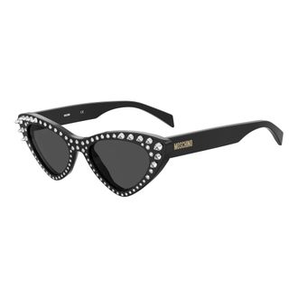Moschino Stylische Sonnenbrille - - Accessories - Damen - Schwarzk - 52 MM