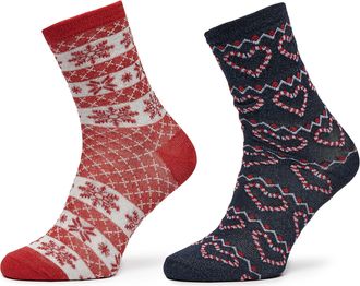 Pieces Lange Socken Pieces Jia 17143032 Bunt