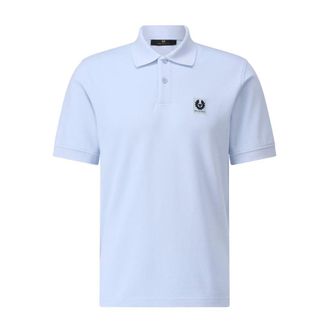 Belstaff Homme, Tops, Bleu, Taille: XL Polo avec Logo Style Classique