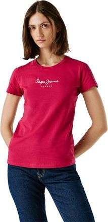 Pepe Jeans London Womens New Virginia SS N T-Shirt, Pink (Penn Pink), XL, Rosa (Penn Pink), XL