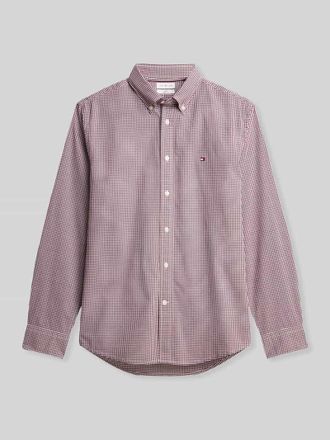 Tommy Hilfiger Regular Fit Freizeithemd mit Logo-Stitching