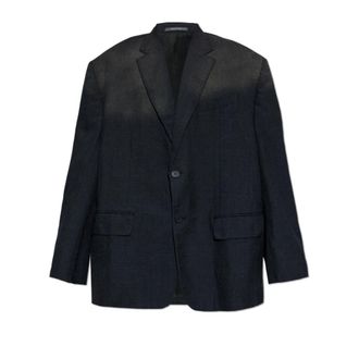 Balenciaga Faded Tailored Jacket Large Fit - - Jackets - Herren - Schwarzk - L