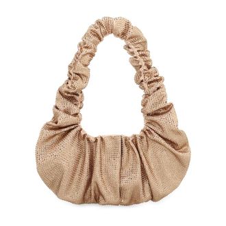 Giuseppe Di Morabito Femme, Sacs, Jaune, Taille: ONE Size Embellished Ruched Handbag