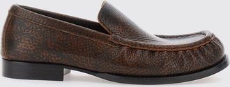 Dries Van Noten Loafer aus Kalbsleder mit Used-Effekt