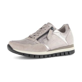 Gabor Velours Sneakers Eclisse Stil - - Shoes - Damen - Beige - 37 EU