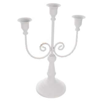 PartyKindom Mehrarmiger Kerzenständer Aus Eisen Im Vintage-Stil Leuchter Für Tischdekoration Kreativer Kerzenhalter Für Heim Und Partydekoration