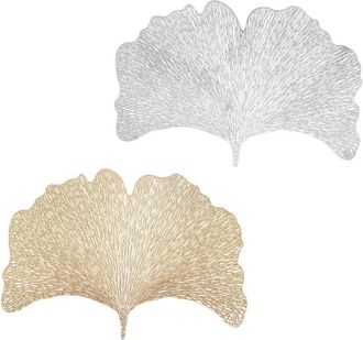 Artibetter 2 St&uuml;ck Teiliges Tischset aus PVC Rutschfestes Platzset mit Hitzebest&auml;ndigem Design Dekorative Esstisch unterlage f&uuml;r Zuhause Party Hochzeit Stilvolle